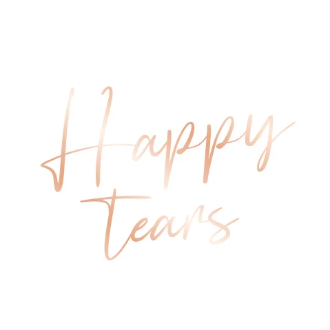 happy tears sticker